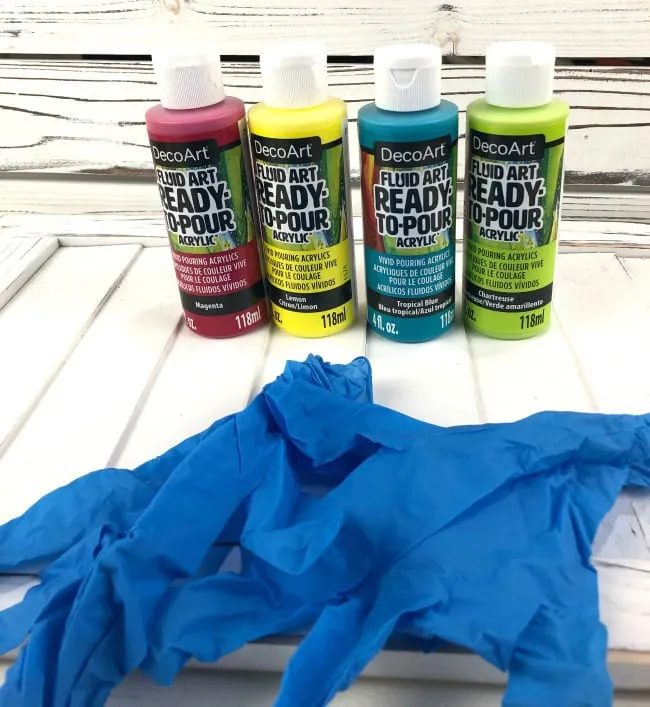 Pour Painting Dinosaur Art - Laura Kelly's Inklings