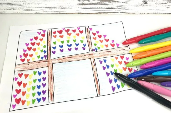 Window Hearts - Laura Kelly's Inklings