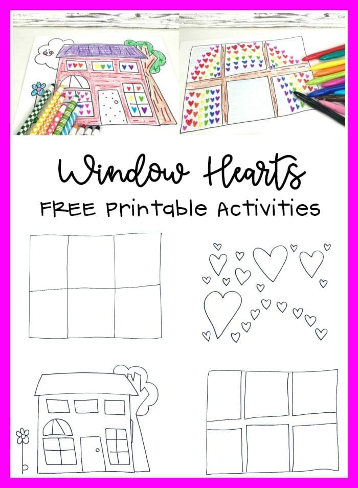 Window Hearts - Laura Kelly's Inklings