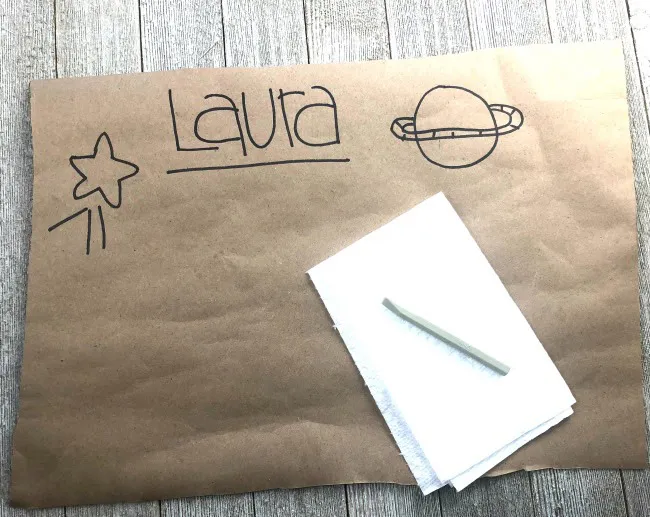 Two Ingredient Moon Sand Excavating Asteroids Sensory Activity - Laura ...