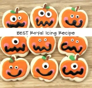 Best Pumpkin Sugar Cookies with Royal Icing - Laura Kelly's Inklings