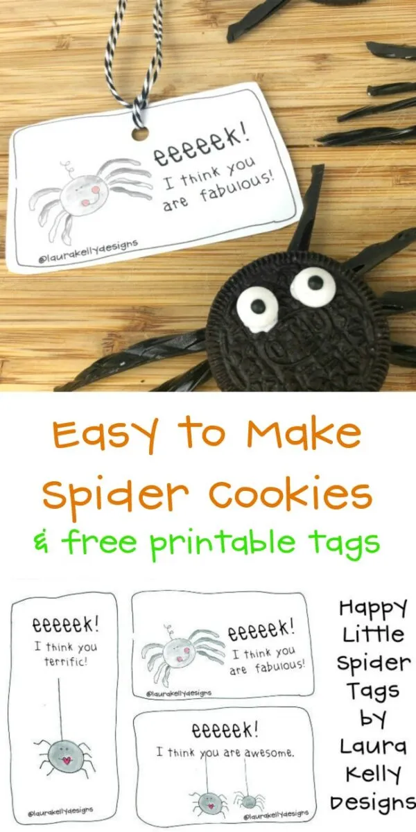 Easy Spider Cookies - Laura Kelly's Inklings