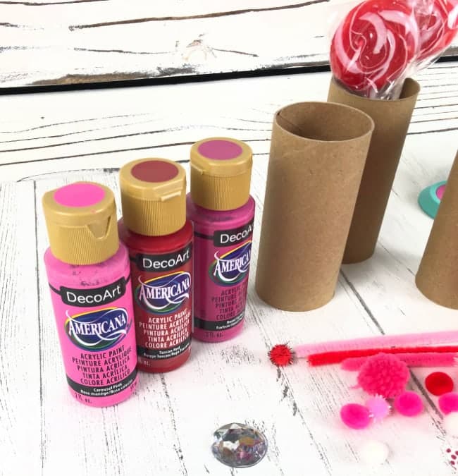 Paper Tube Valentine Craft Bugs - Laura Kelly's Inklings