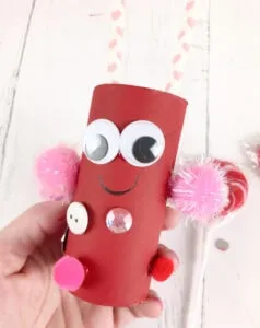 Paper Tube Valentine Craft Bugs - Laura Kelly's Inklings