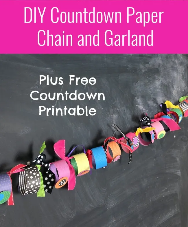 DIY Countdown Chain - Laura Kelly's Inklings