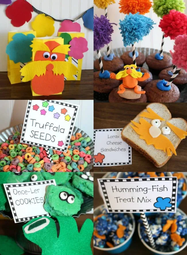 Lorax Printables with Truffula Tree Seeds - Laura Kelly's Inklings