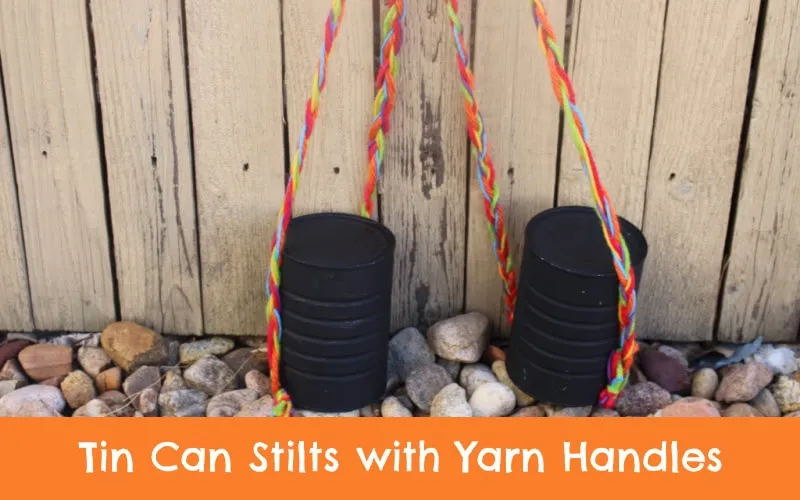 Upcycled Tin Can Stilts - Laura Kelly's Inklings