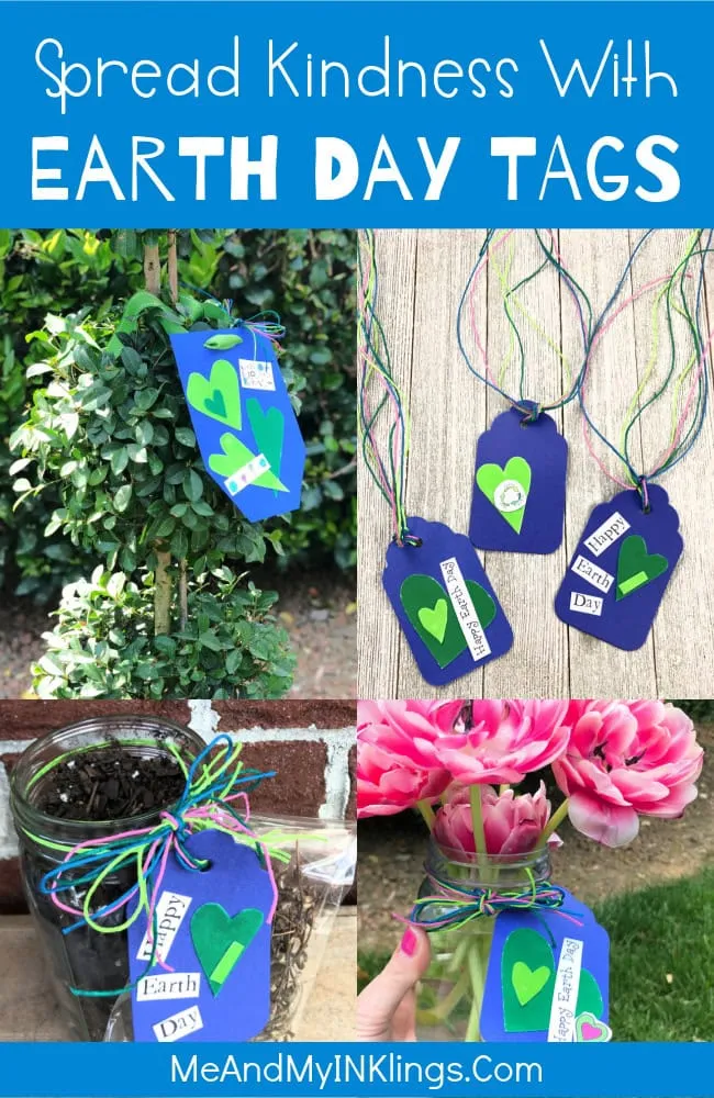 Darling Tags for Earth Day Craft - Laura Kelly's Inklings