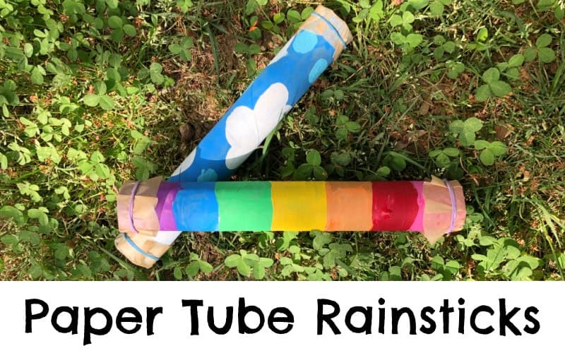 Recycled Paper Tube Rainsticks - Laura Kelly's Inklings