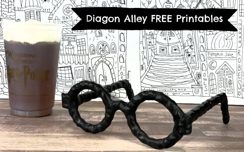 Diagon Alley Free Harry Potter Printables - Laura Kelly's Inklings