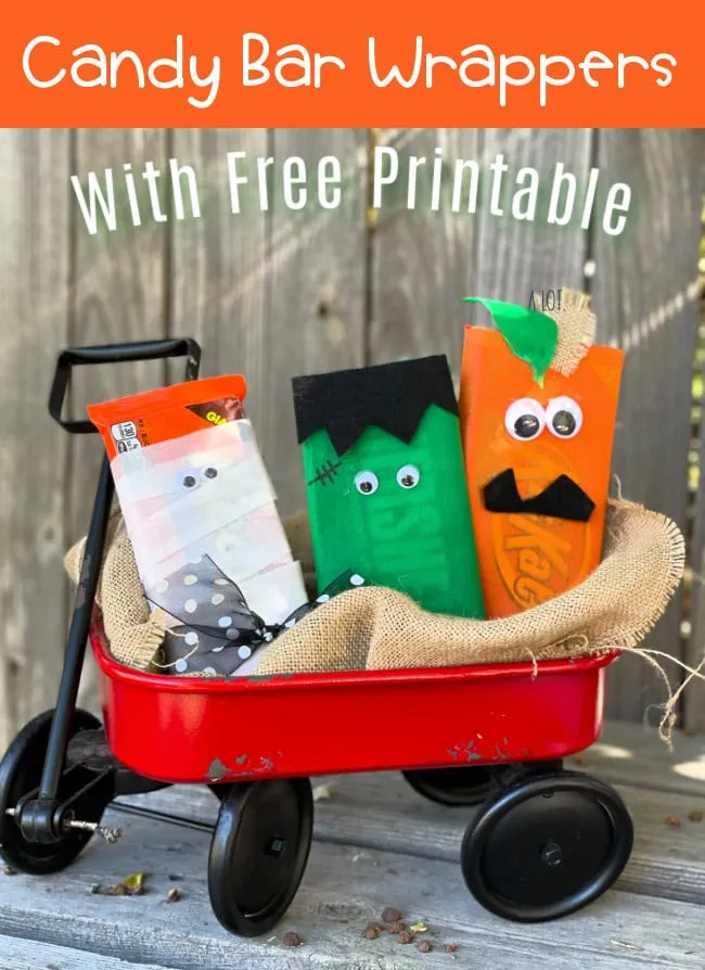 DIY Halloween Candy Bar Wraps - Laura Kelly's Inklings