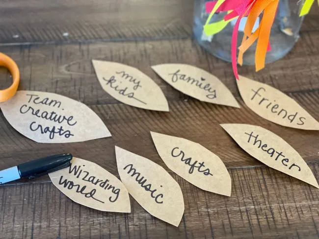 Gratitude Tree Craft for Thanksgiving - Laura Kelly's Inklings