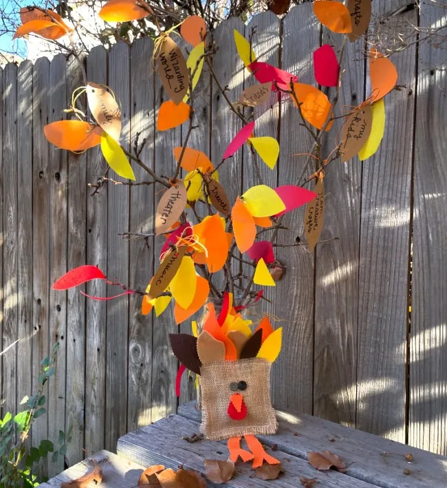 Gratitude Tree Craft for Thanksgiving - Laura Kelly's Inklings