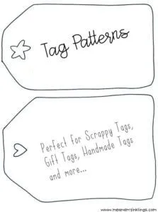 How to Make Scrappy Tags From Recycled Boxes - Laura Kelly's Inklings