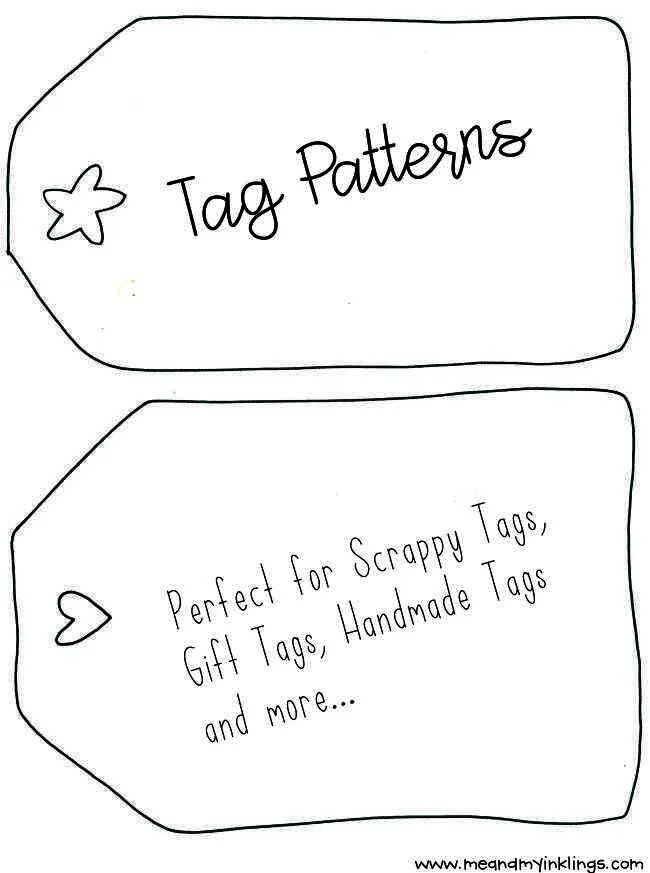 How to Make Scrappy Tags From Recycled Boxes - Laura Kelly's Inklings