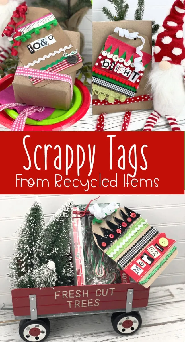 How to Make Scrappy Tags From Recycled Boxes - Laura Kelly's Inklings