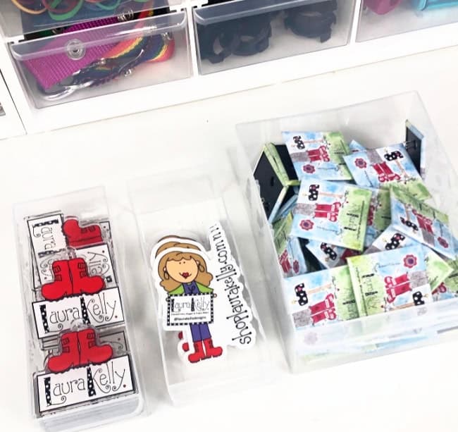 Bright DIY Craft Storage in Recycled Jars - Laura Kelly's Inklings