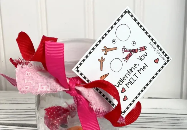 Melted Snowman Jar Decor - Laura Kelly's Inklings