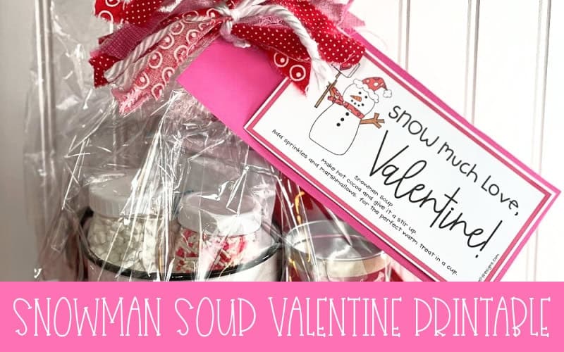 Snowman Soup Valentine Poem Free Printable - Laura Kelly's Inklings