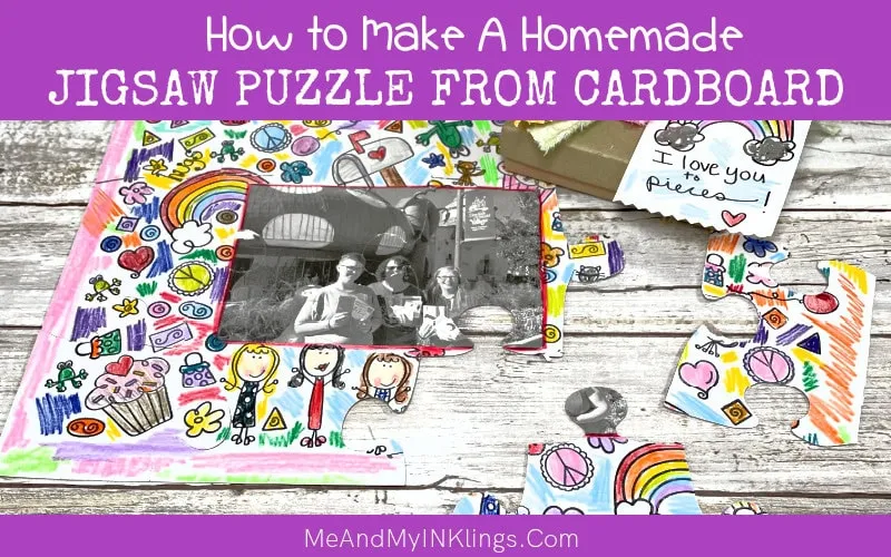 How To Make A Jigsaw Puzzle Gift - Laura Kelly's Inklings