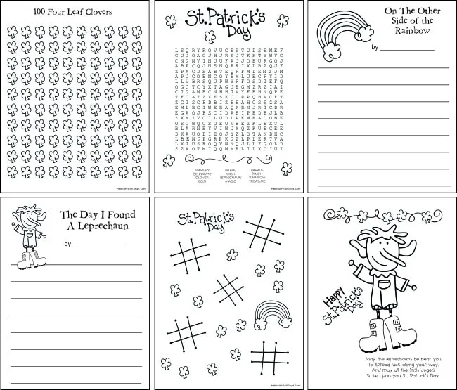 31 Free Saint Patrick's Day Free Printables and Puzzles - Laura Kelly's ...