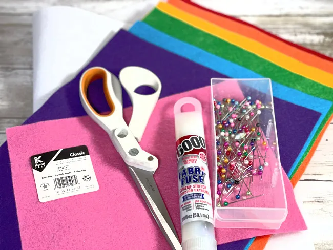 Rainbow For Kids Stacked Felt Craft - Laura Kelly's Inklings