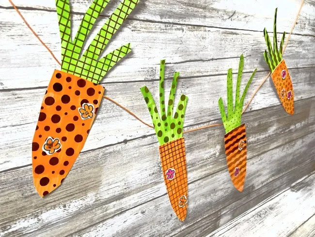 Easter Bunny Craft Printable For Bags and Buckets - Laura Kelly's Inklings