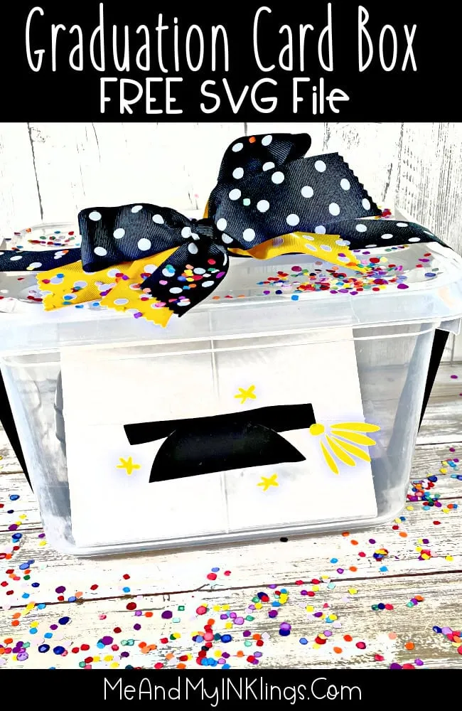 Personalized Graduation Card Box and FREE SVG Files - Laura Kelly's ...