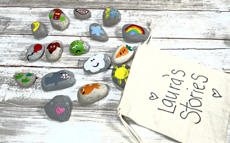 Painting Rocks for Telling Stories and Free Printables - Laura Kelly's ...