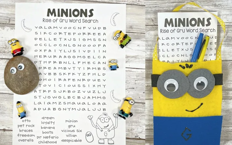 Free Minions Word Search Printable Puzzle - Laura Kelly's Inklings