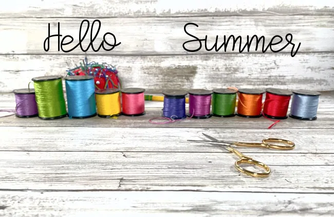 DIY Embroidered Sun Hat for Summer - Laura Kelly's Inklings