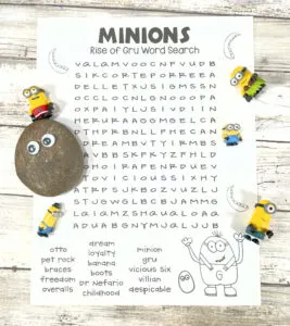 Free Minions Word Search Printable Puzzle - Laura Kelly's Inklings
