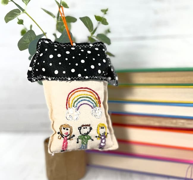 How To Use Stamps for Embroidery Pattern - Laura Kelly's Inklings