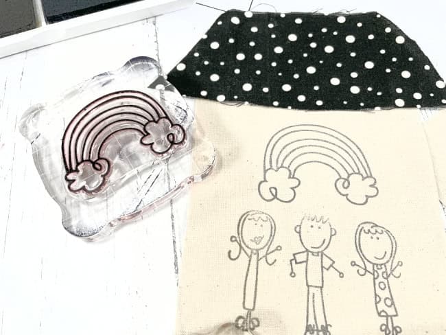How To Use Stamps for Embroidery Pattern - Laura Kelly's Inklings
