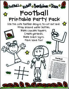 Best Football Printables and Craft Ideas - Laura Kelly's Inklings
