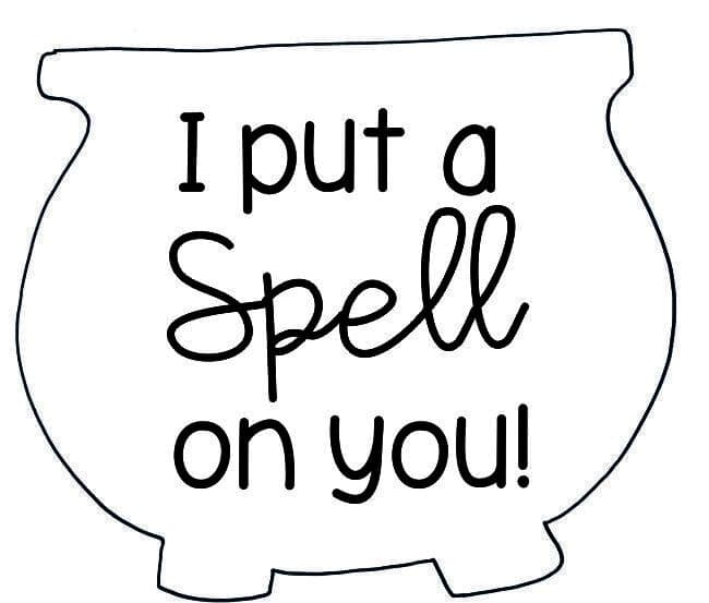 Hocus Pocus Crafts and Printable Pattern - Laura Kelly's Inklings