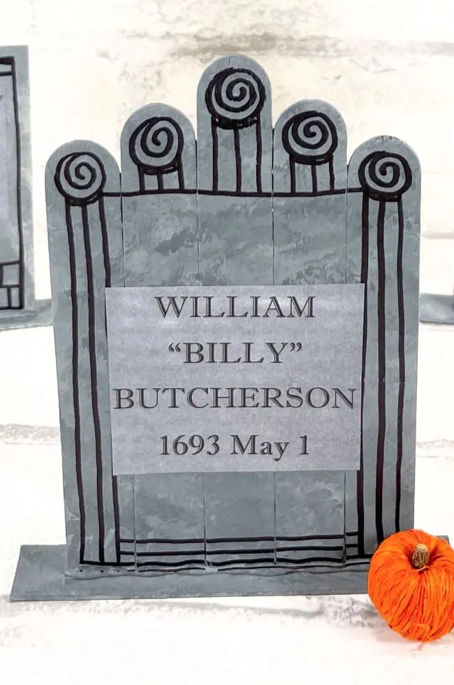 Who Is Billy Butcherson Hocus Pocus Crafts - Laura Kelly's Inklings