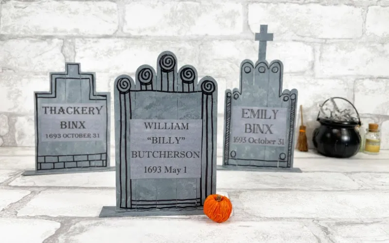 Who Is Billy Butcherson Hocus Pocus Crafts - Laura Kelly's Inklings