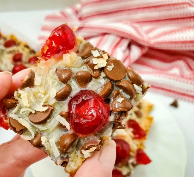 Cherry Chocolate Bar Cookies - Laura Kelly's Inklings