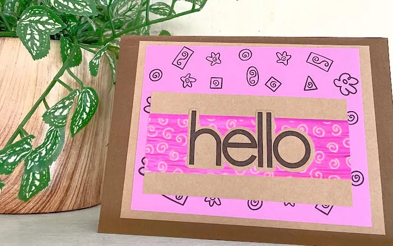 Oh Hello DIY Foil Cards with Stamps - Laura Kelly's Inklings