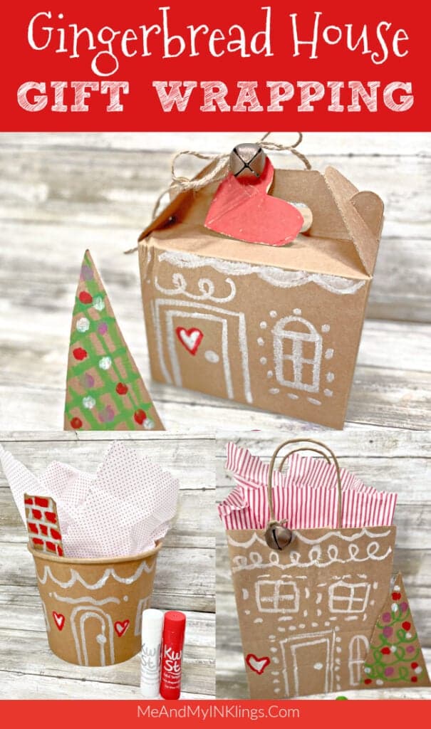 Best Cardboard Gingerbread House Gift Wrapping Idea - Laura Kelly's ...