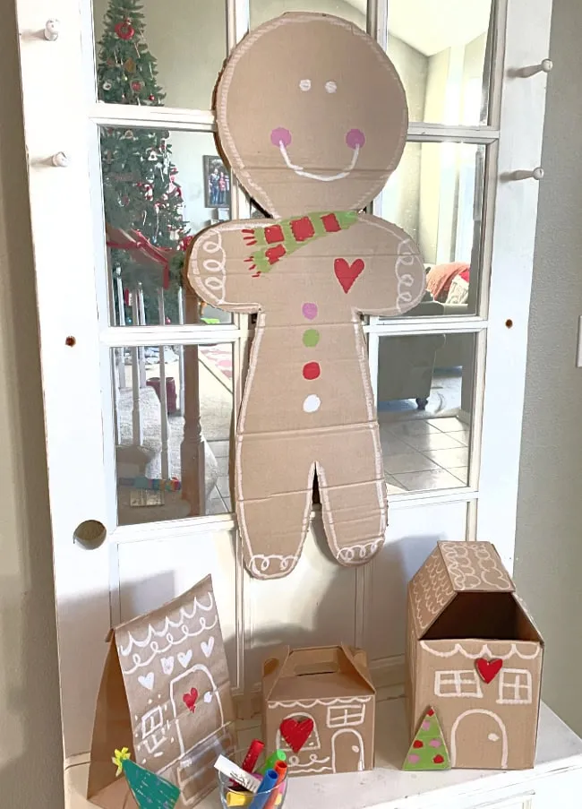 How to Make Giant Cardboard Gingerbread Decorations - Laura Kelly's ...
