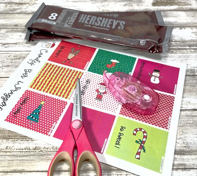 Free Printable Candy Bar Wrappers for Christmas - Laura Kelly's Inklings
