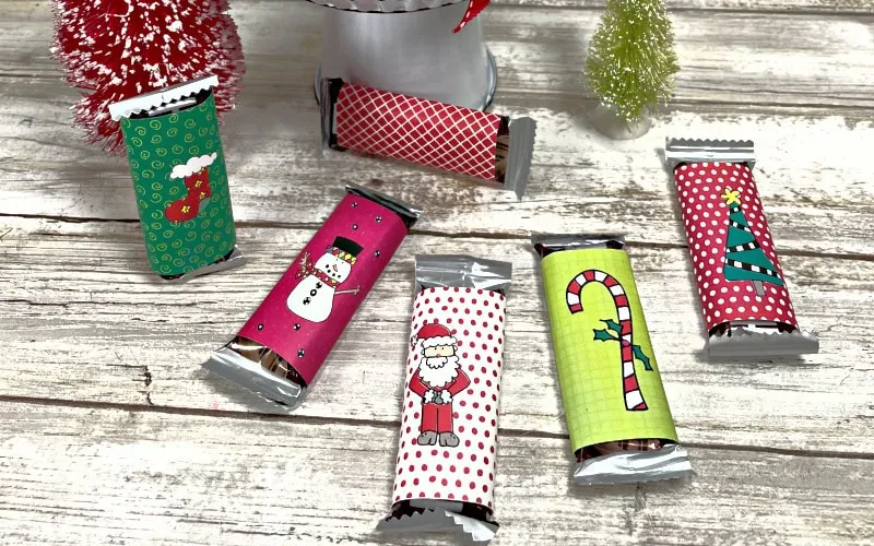 Free Printable Candy Bar Wrappers for Christmas - Laura Kelly's Inklings