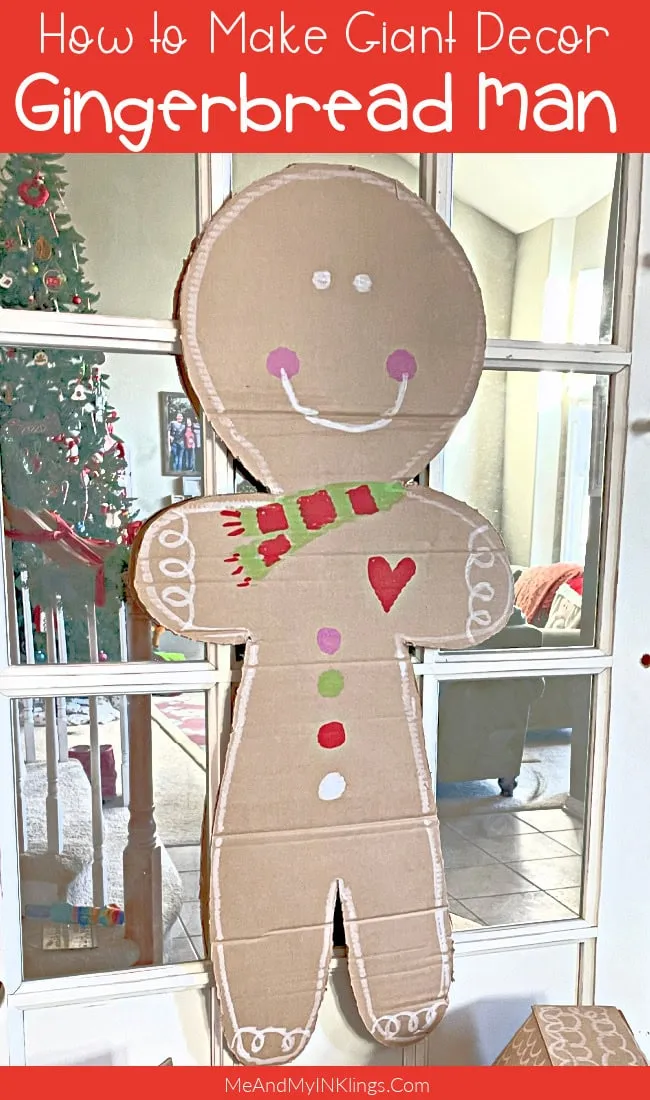 How to Make Giant Cardboard Gingerbread Decorations - Laura Kelly's ...