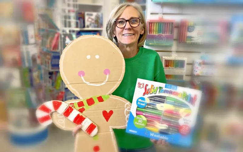 How to Make Giant Cardboard Gingerbread Decorations - Laura Kelly's ...