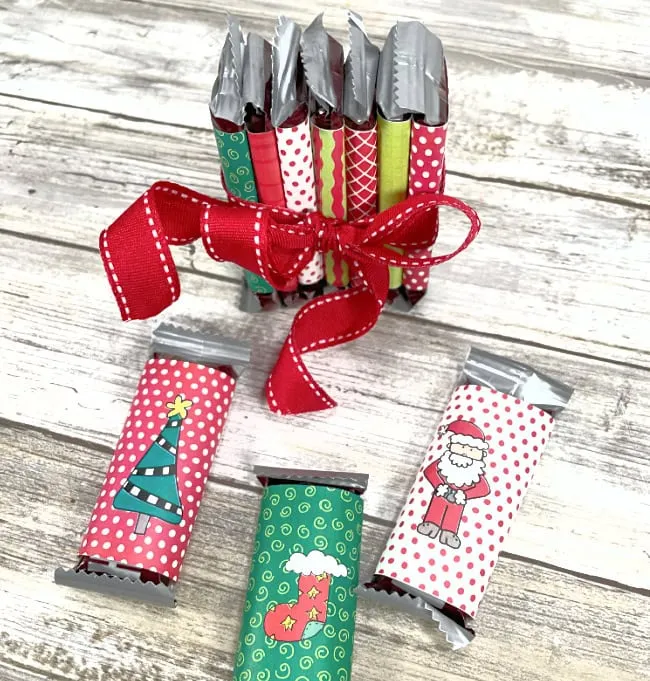 Free Printable Candy Bar Wrappers for Christmas - Laura Kelly's Inklings