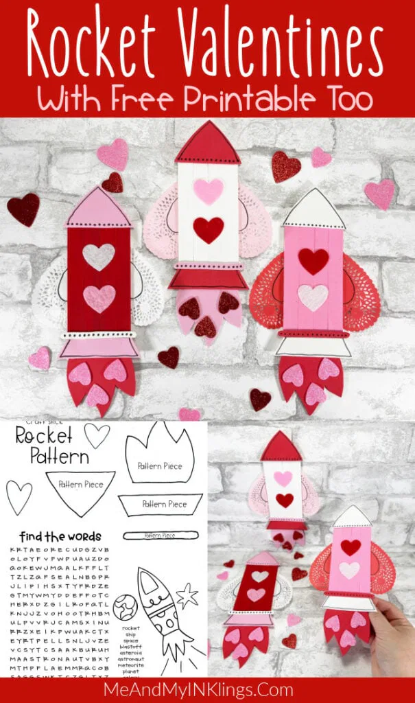 Rocket Ship Valentine Craft - Laura Kelly's Inklings