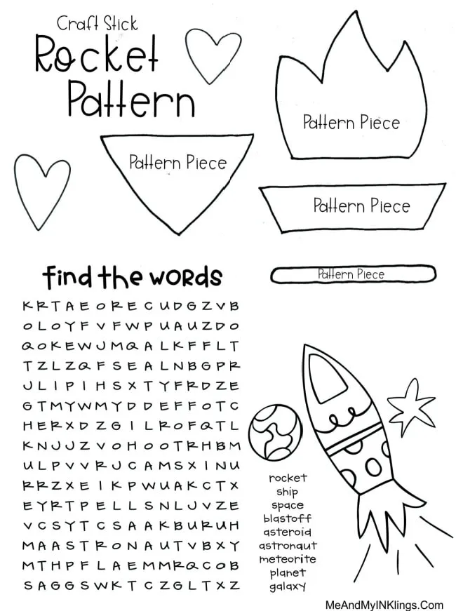 Rocket Ship Valentine Craft - Laura Kelly's Inklings