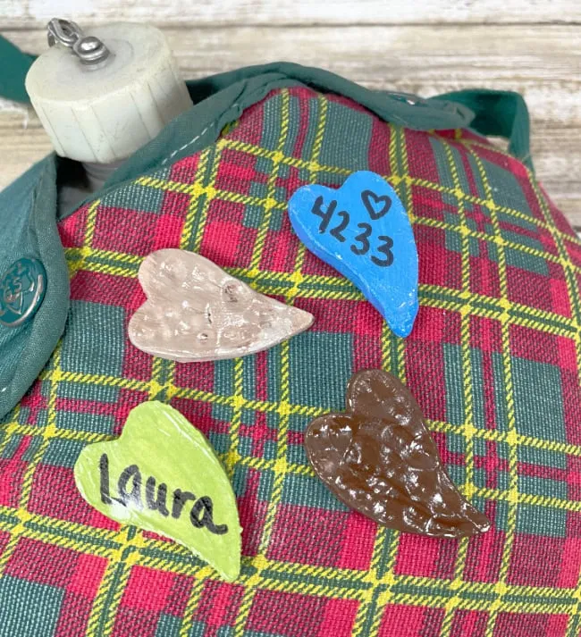 Heart Shaped Clay Tokens - Laura Kelly's Inklings